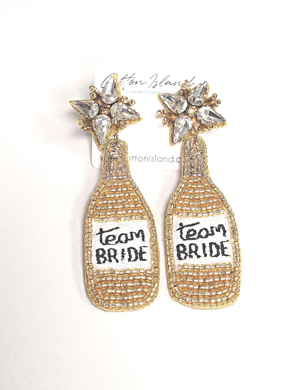 Beaded Earring Team Bride
