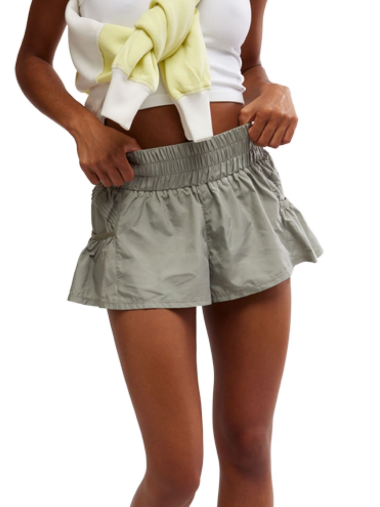 Free People Get Your Flirt On in Sage Stone