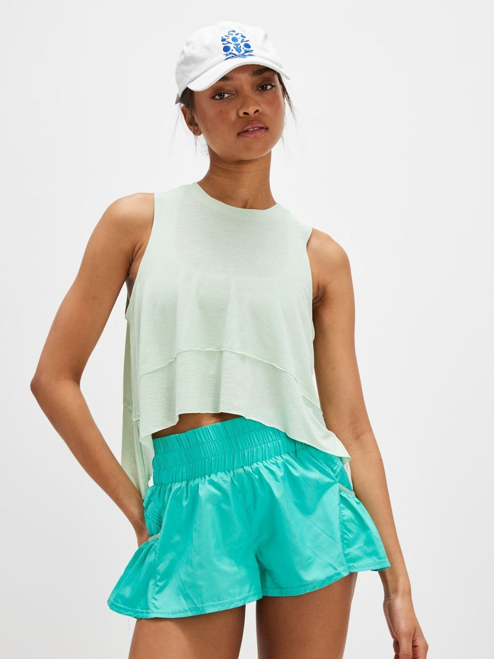 Free People Tempo Tank in Cactus