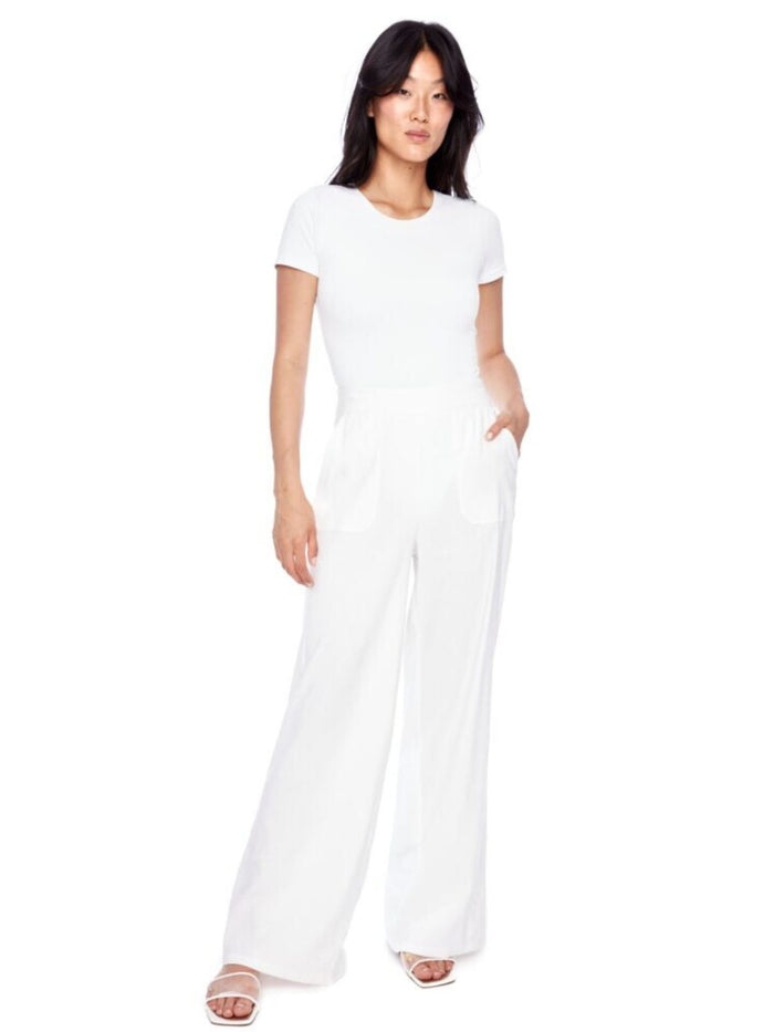 I Heart Tyler Madison Linen Pants in White