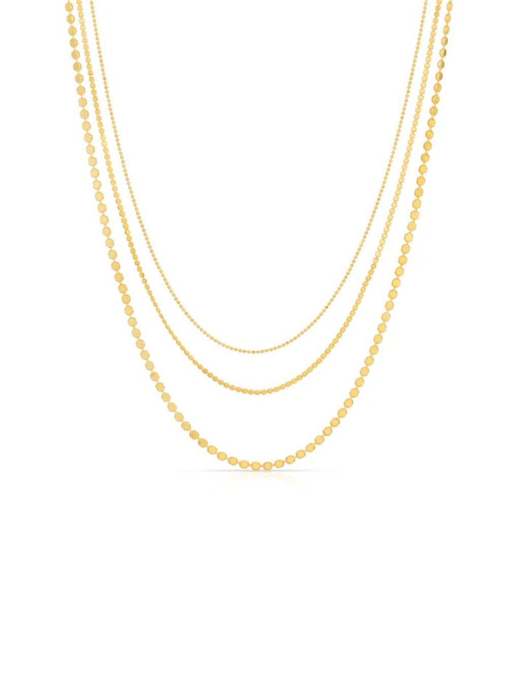 Joy Dravecky Trio Ball Bead Necklace