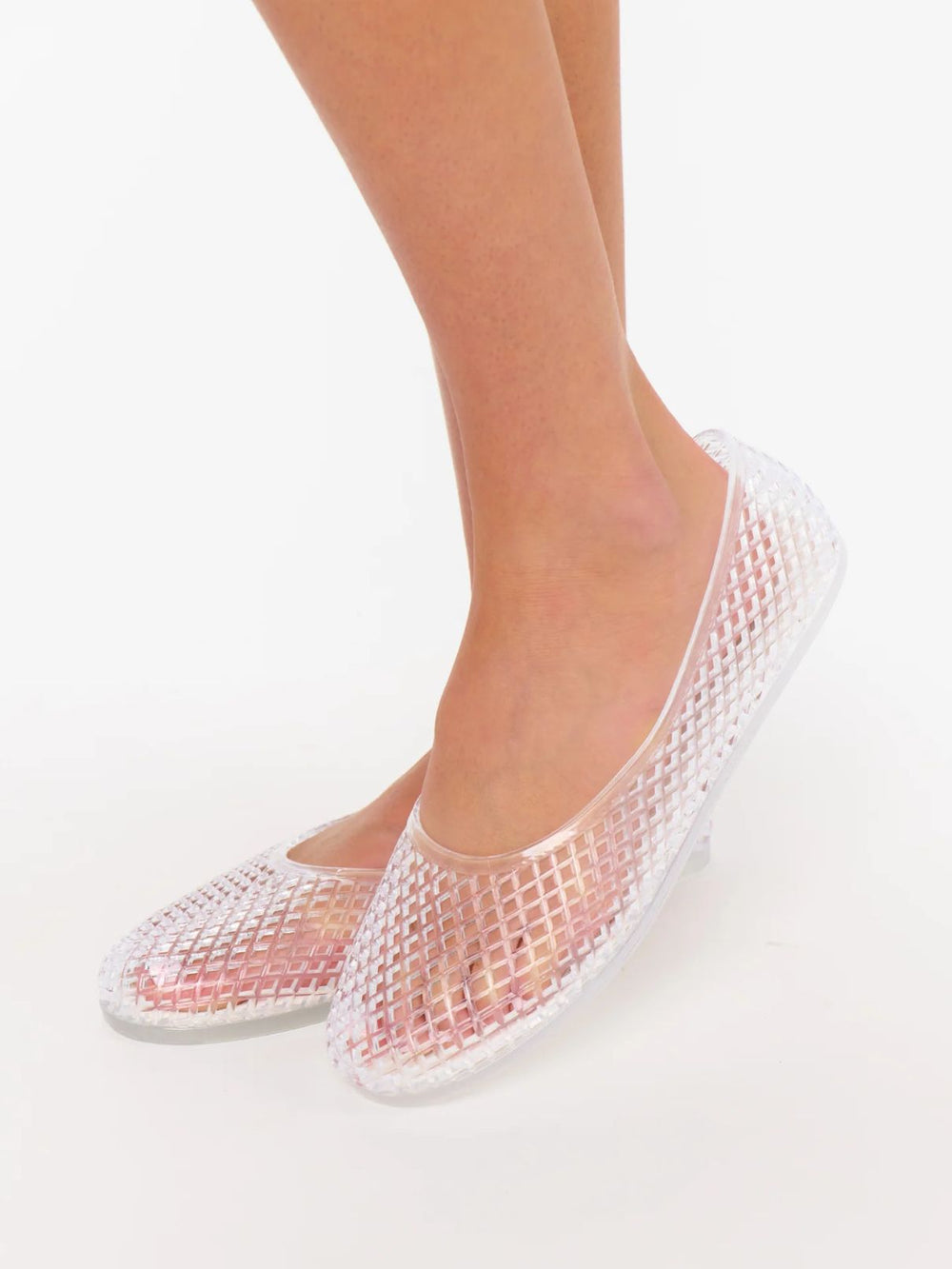 Steve Madden Gyzmo Jelly Flat Clear